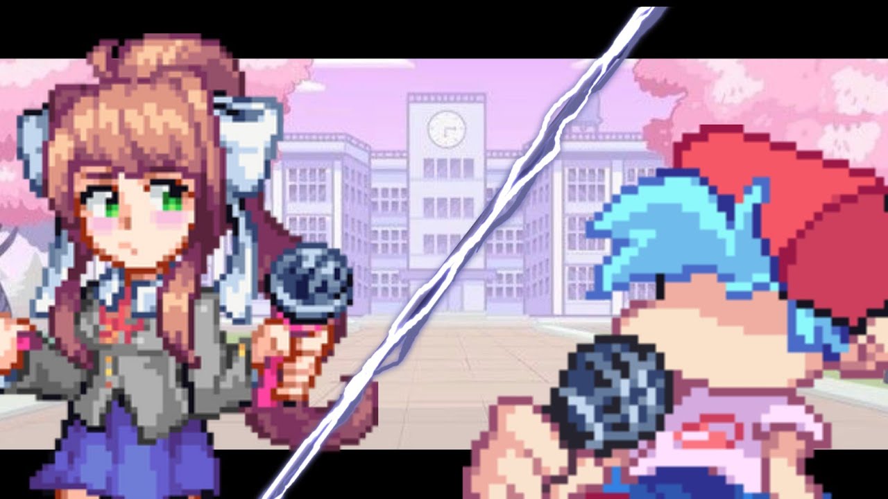 Friday Night Funkin - DDLC Corruption Ending [FNF Mod] - YouTube