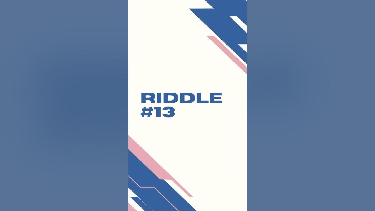 Riddle #13 | Can You Solve This Riddle? 🧠 | #shorts #trending #short ...