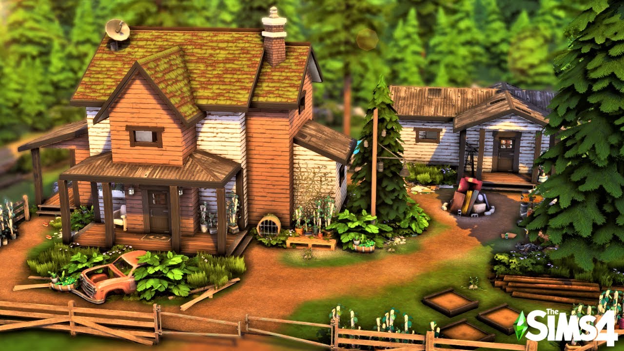 Werewolves Family Home 🖤 || The Sims 4: Speed Build - YouTube