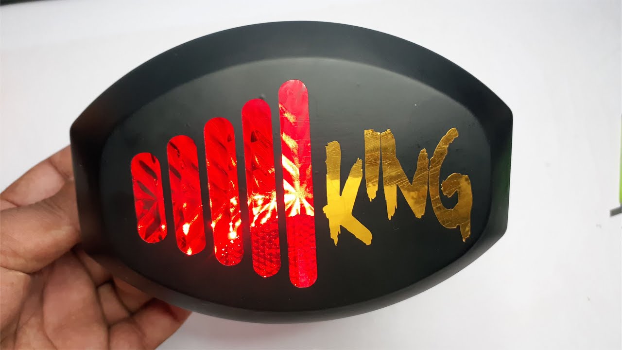 HONDA 125 back light Cover fancy Design - YouTube