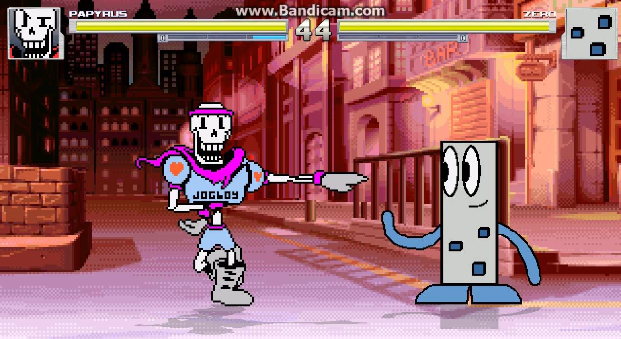 M.U.G.E.N. Undertale: Papyrus' Aerobic Taunt (Jogboy) - YouTube