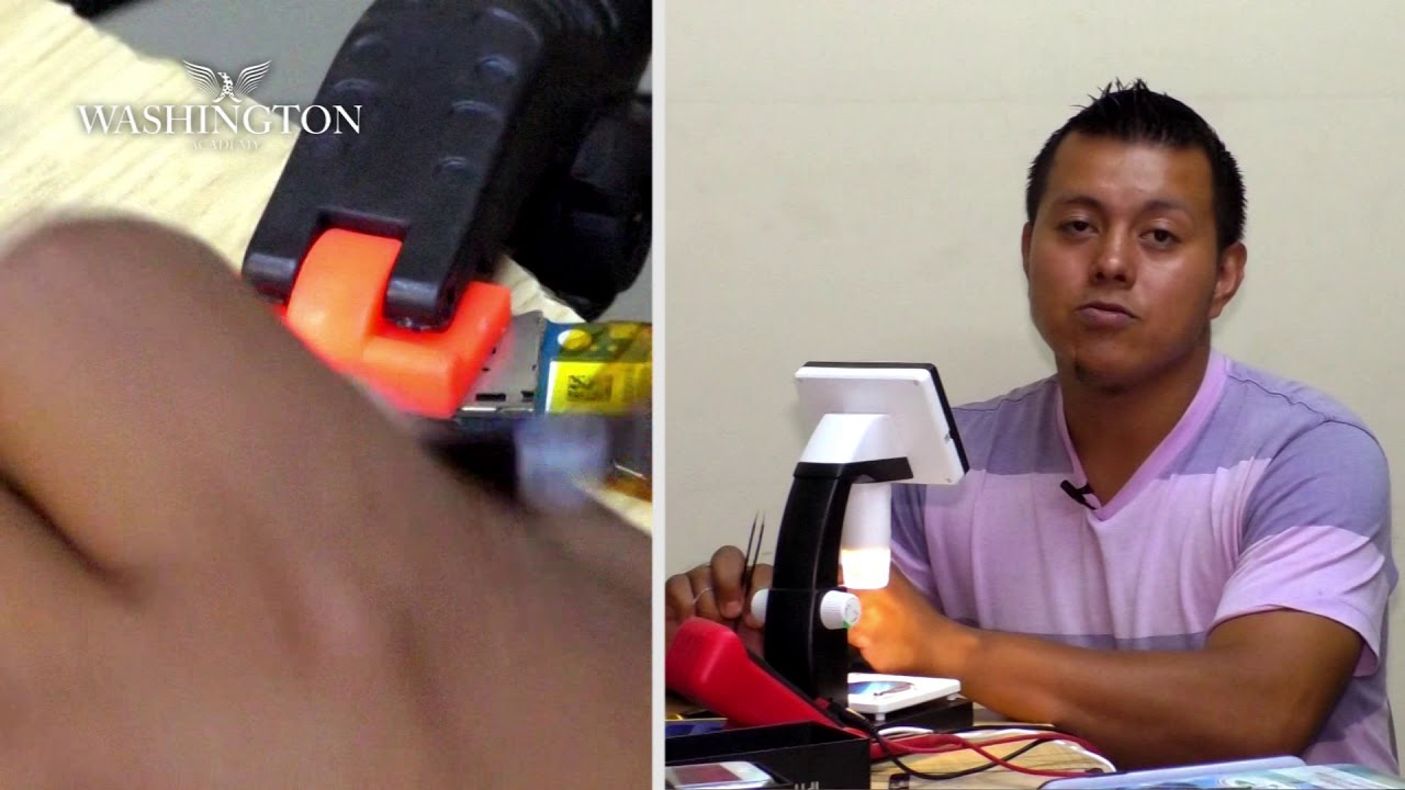 Testimonio Reparación de Celulares Noe Gamez - Washington Academy - YouTube