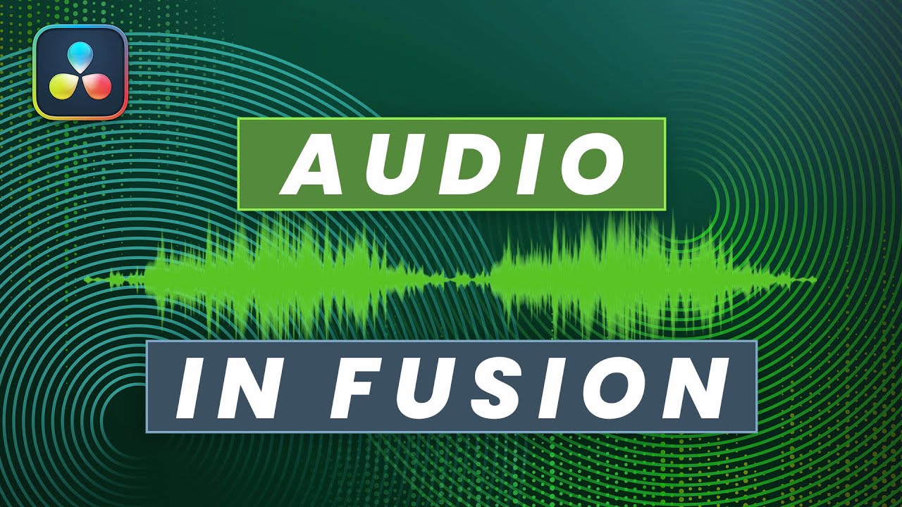 How to get Audio from your timeline in the Fusion Page - YouTube