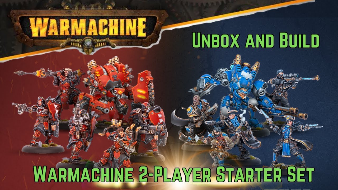 Unboxing and Building the New Warmachine Two Player Starter Set by @Steamforged - YouTube