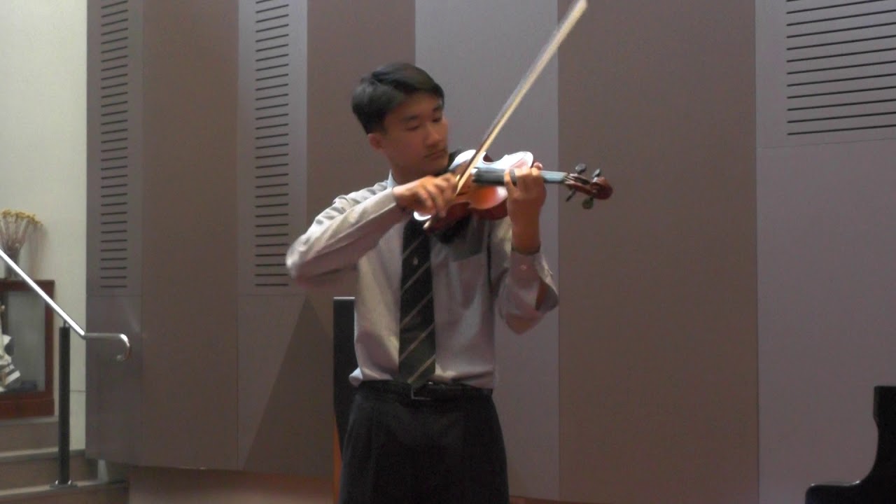 Bach: Sonata No. 1 in G minor: II. Fugue - Brendan Chong - YouTube