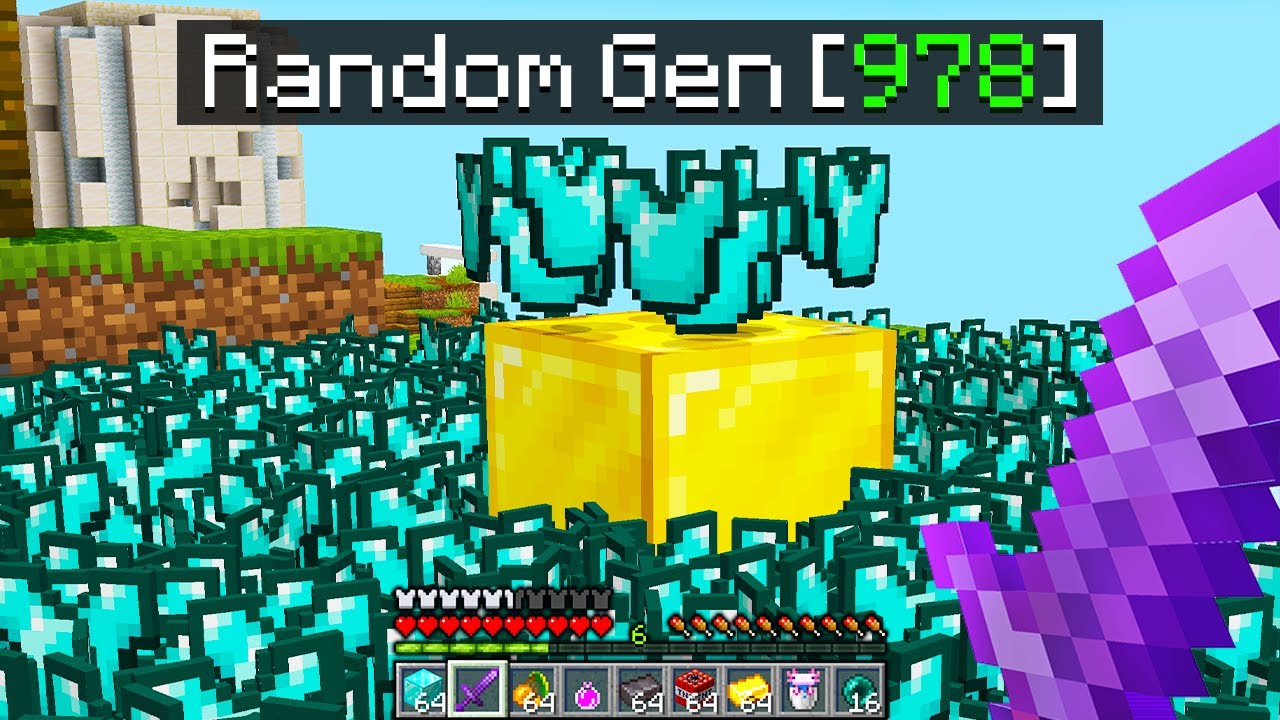 I Added Random & Multiplied Generators In Minecraft Bedwars... - YouTube