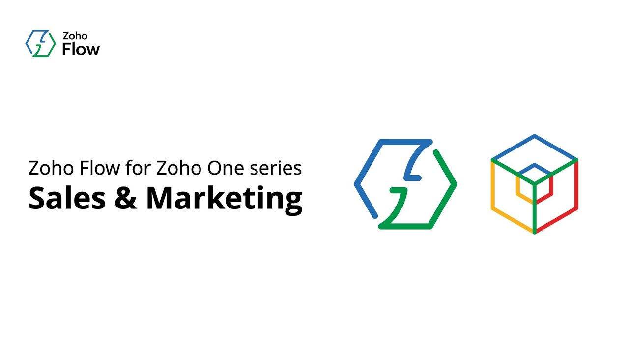 Zoho Flow for Zoho One | Sales & Marketing Automation Ideas - YouTube