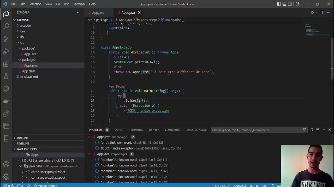 Java 33- Custom exceptions - YouTube