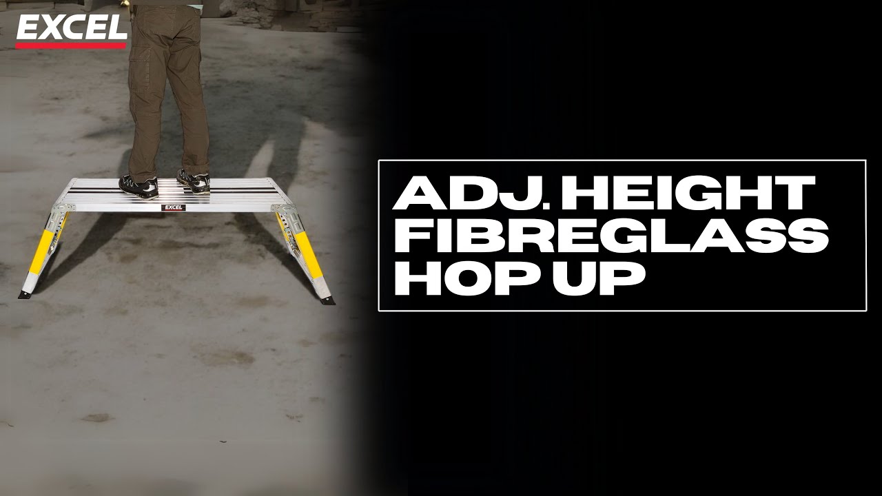 The Brand New Excel Fibreglass Hop Up | Folding Platform Work Bench ...