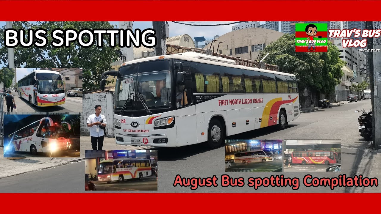 BUS SPOTTING | August Bus Spotting Compilation - YouTube