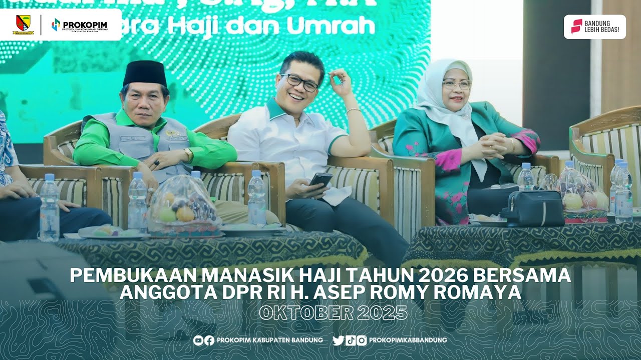 Pembukaan Manasik Haji Tahun 2026 bersama Anggota DPR RI H. Asep Romy ...