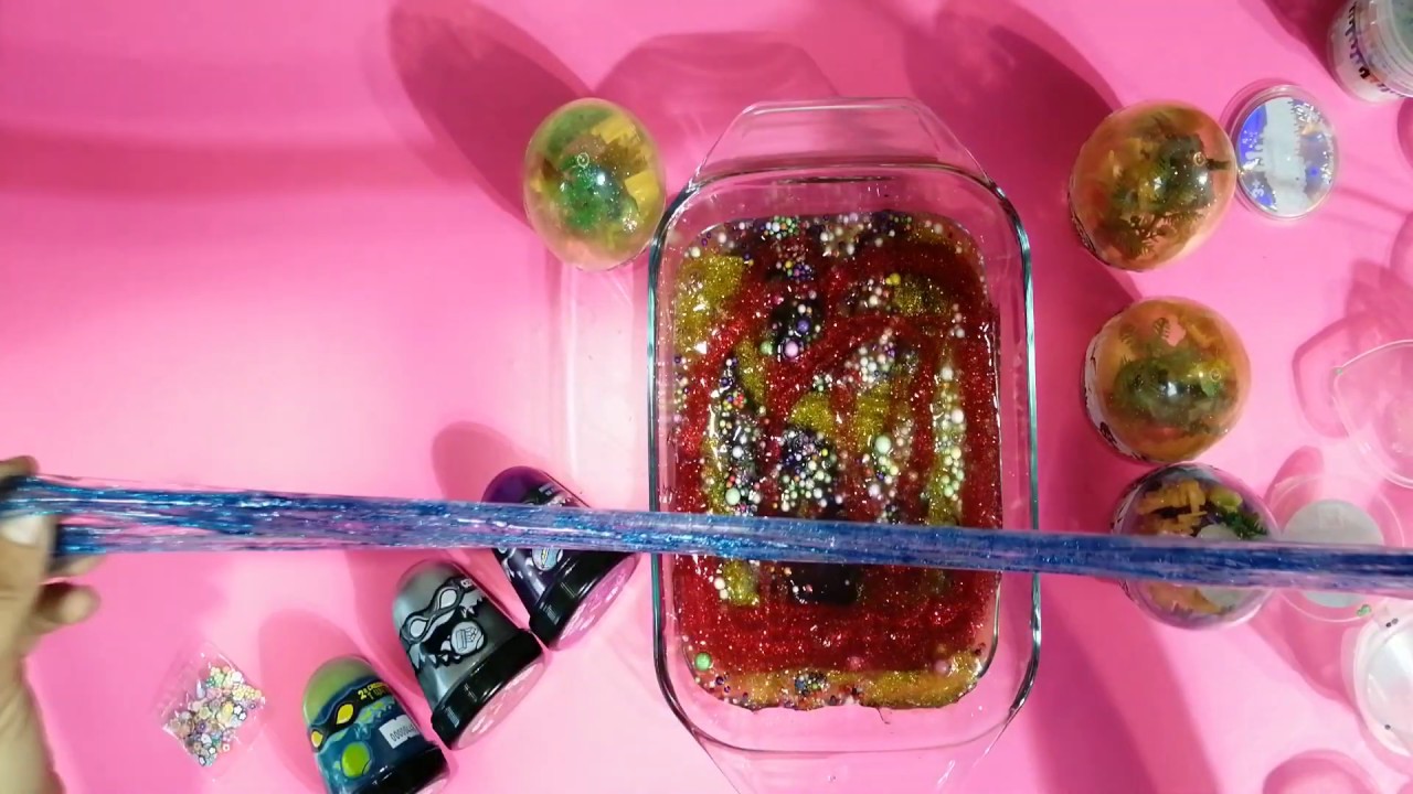 Mix Slimes Beautiful Mix!!!Brilliant Slime!!! - YouTube