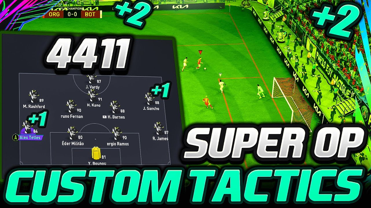 FIFA 21 | *SUPER OVERPOWERED* 4411 BEST CUSTOM TACTICS/INSTRUCTIONS ...