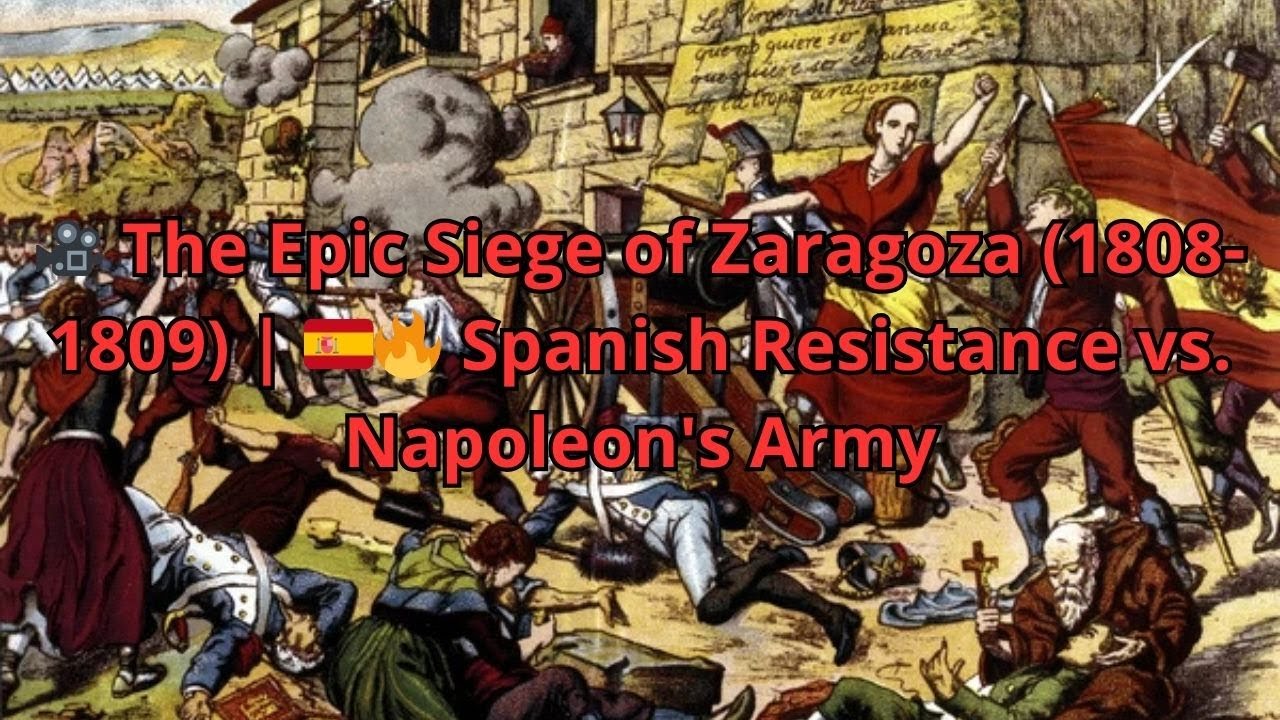 🎥 The Epic Siege of Zaragoza (1808-1809) | 🇪🇸🔥 Spanish Resistance vs ...