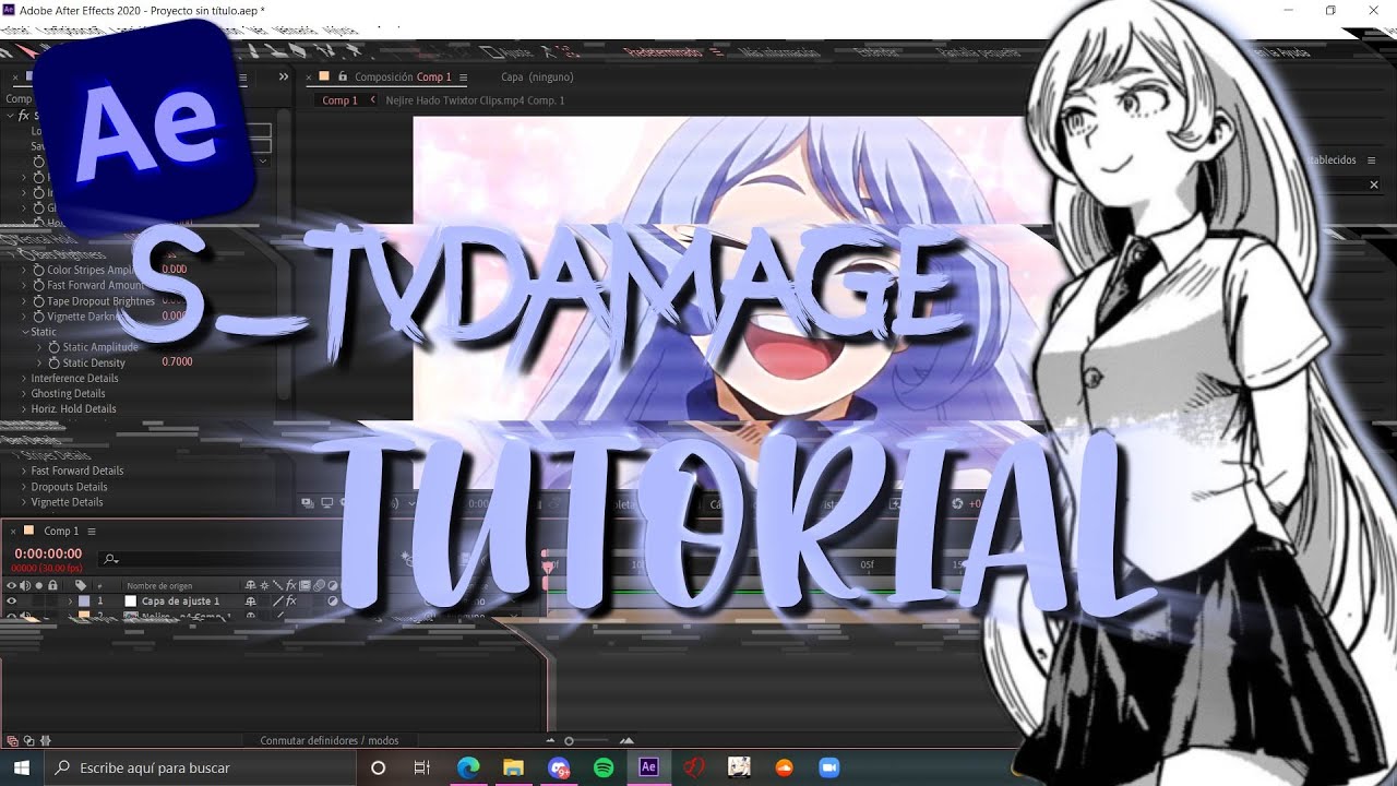 After Effects Tutorial | TV Damage Effect - YouTube