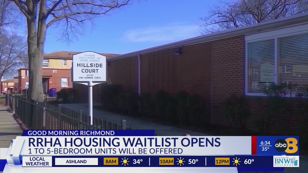 Richmond Redevelopment and Housing Authority opens housing waitlist ...