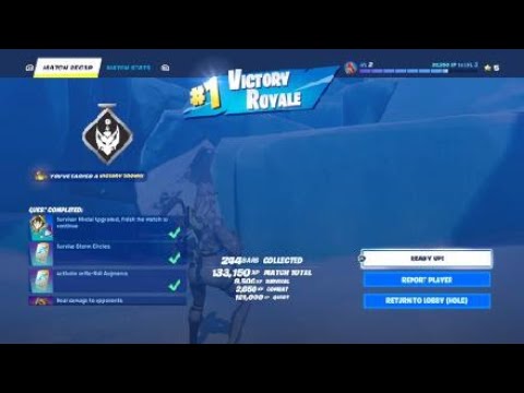 Fortnite eclipsed estate boss fight and bunker SOLO victory royale ...