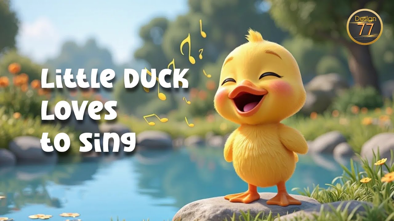 Little Duck Loves to Sing | Fun Kids' Song with Cheerful Animation 🎶🦆 ...