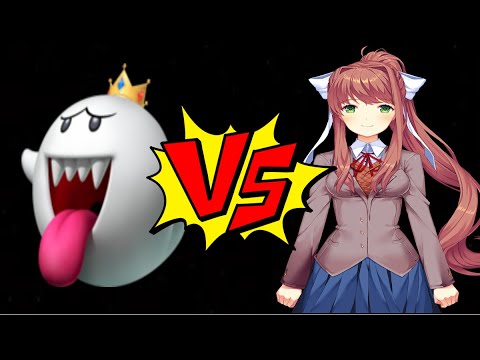 MUGEN KING BOO (ME) VS MONIKA (DDLC) (CPU) - YouTube