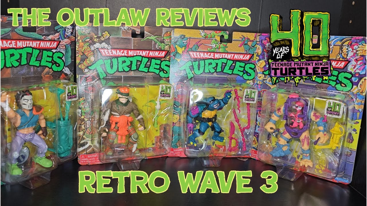 The Outlaw Reviews: Teenage Mutant Ninja Turtles Retro wave 3 - YouTube