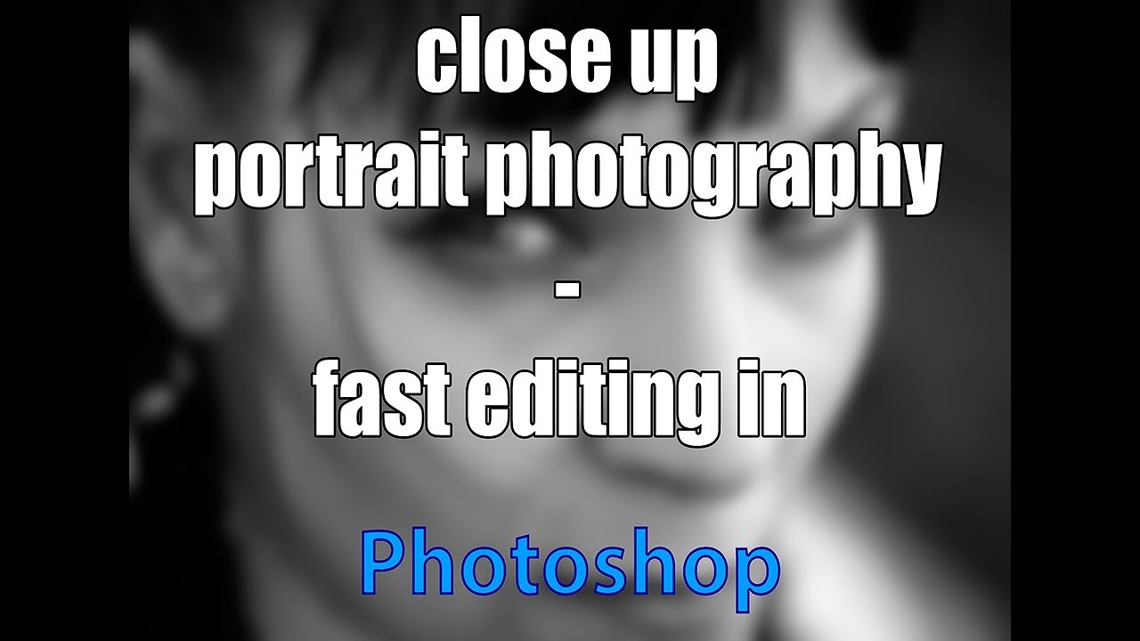 Close Up Portrait Photography - plan detail type - YouTube