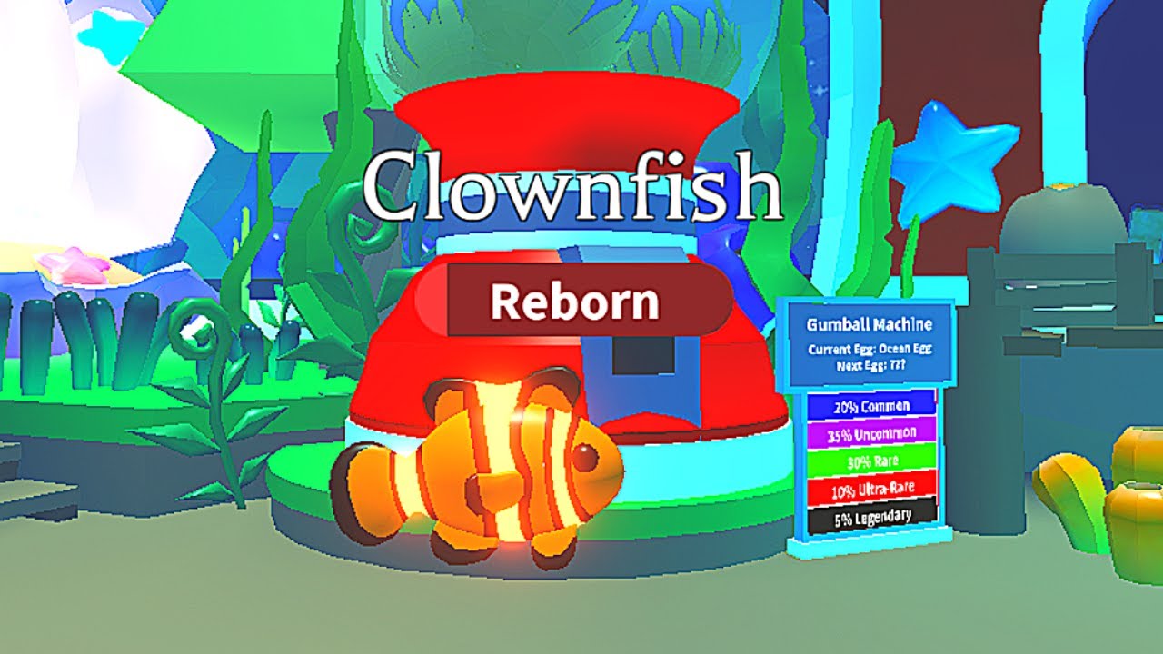 Making our FIRST EVER NEON CLOWN FISH 🐠– Ocean Egg Update Adopt Me ...