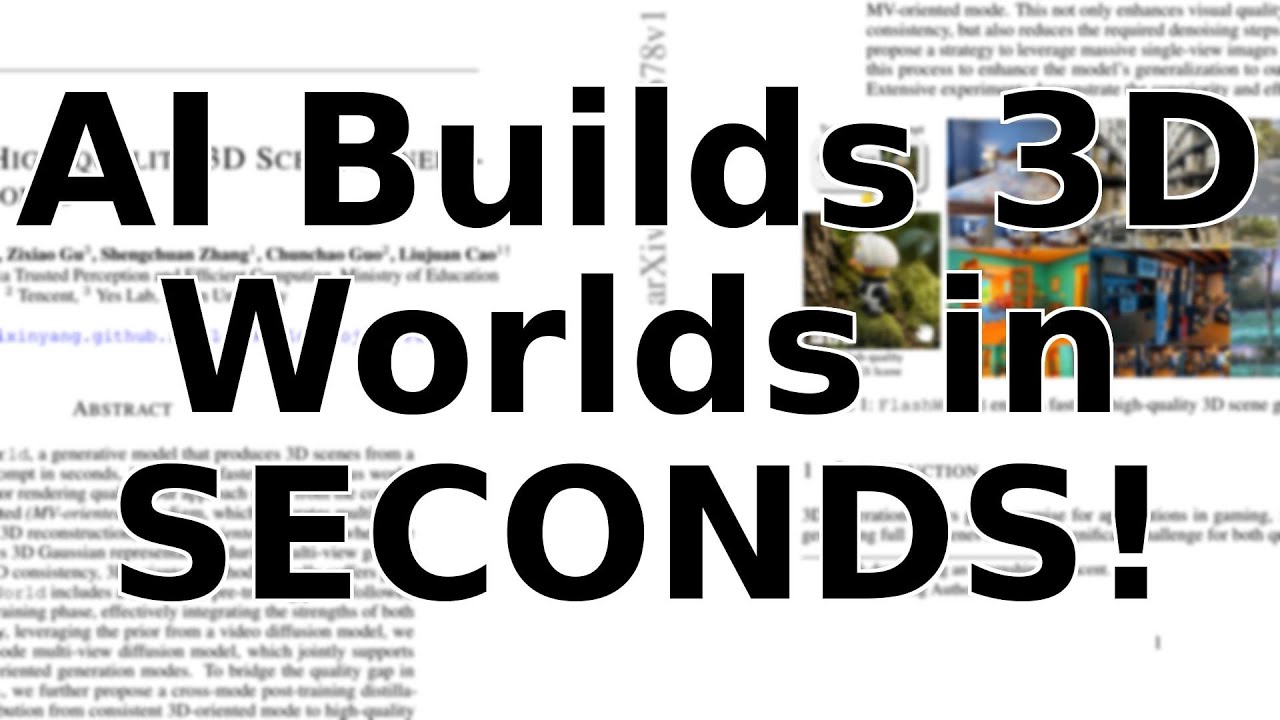 AI Generates Entire 3D Worlds From a Single Image in Just Seconds ...