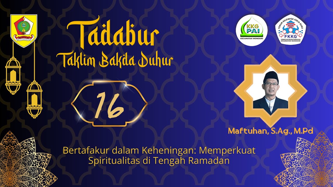 Tadabur | Bertafakur dalam Keheningan : Memperkuat Spiritualitas di ...