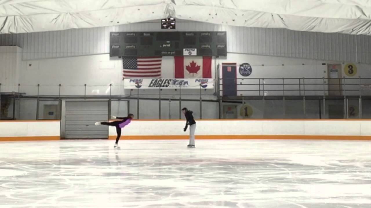 Adult Figure Skating: Practice and Lesson for Silver Free Skate - YouTube