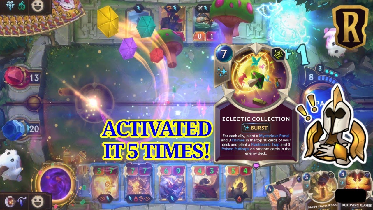 I added Eclectic Collection to Deck and it made me win in 4 minutes ...