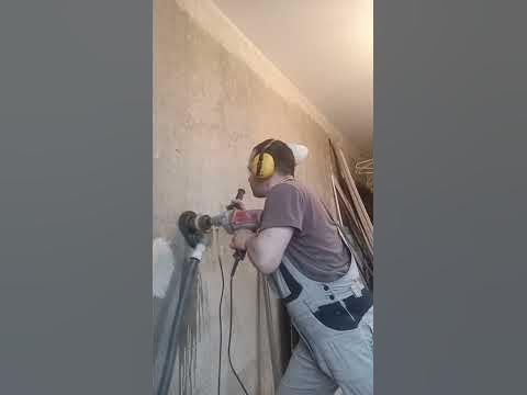 сверление отверстия для подрозетника - YouTube