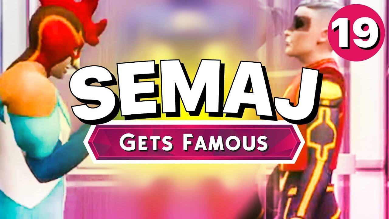 SEMAJ Gets Famous - Part 19 - SUPER CHICKEN (Let's Play The Sims 4 ...