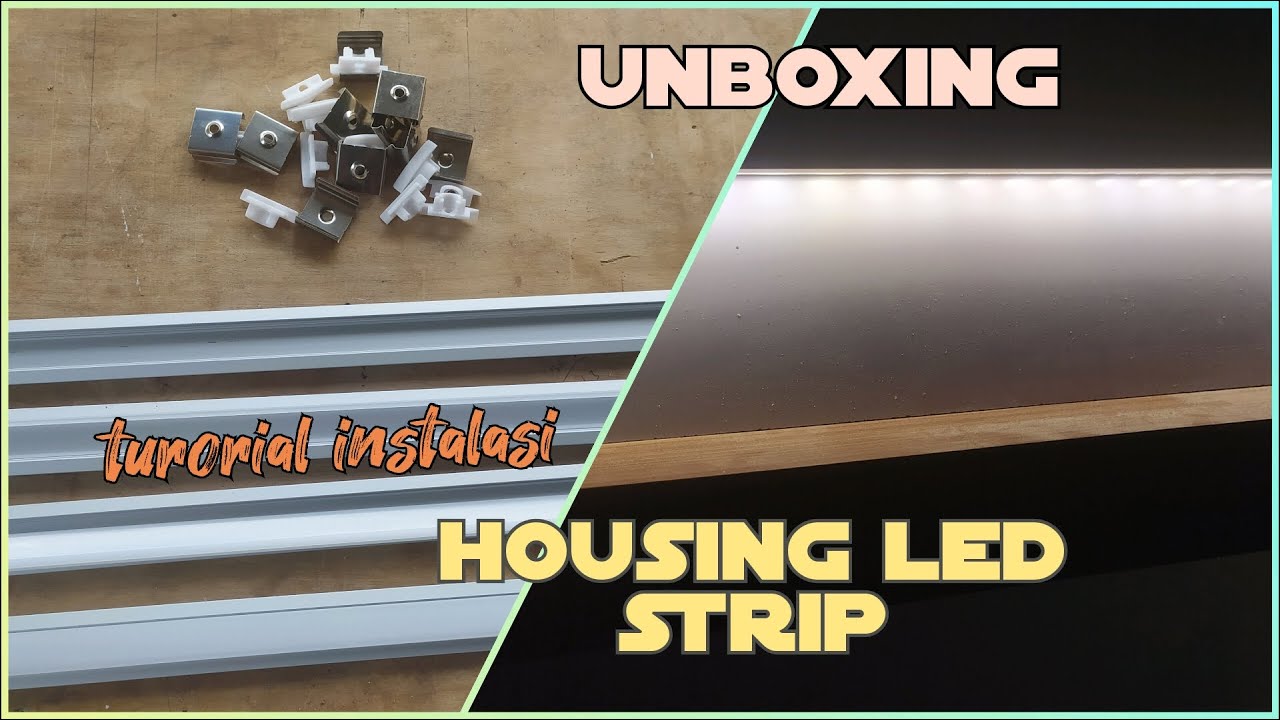HOUSING LED STRIP || RUMAH LAMPU LED @NAWA INTERIOR - YouTube