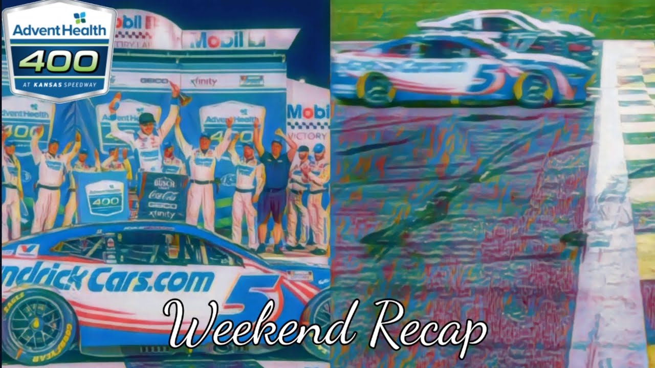 Kyle Larson beats out Chris Buescher in closest finish in Nascar ...