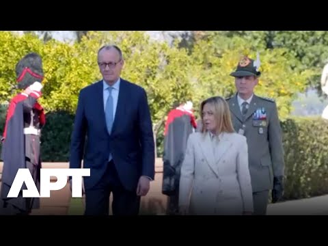 Italian PM Meloni, German Chancellor Merz Hold Joint Cabinet Talks in Rome | APT