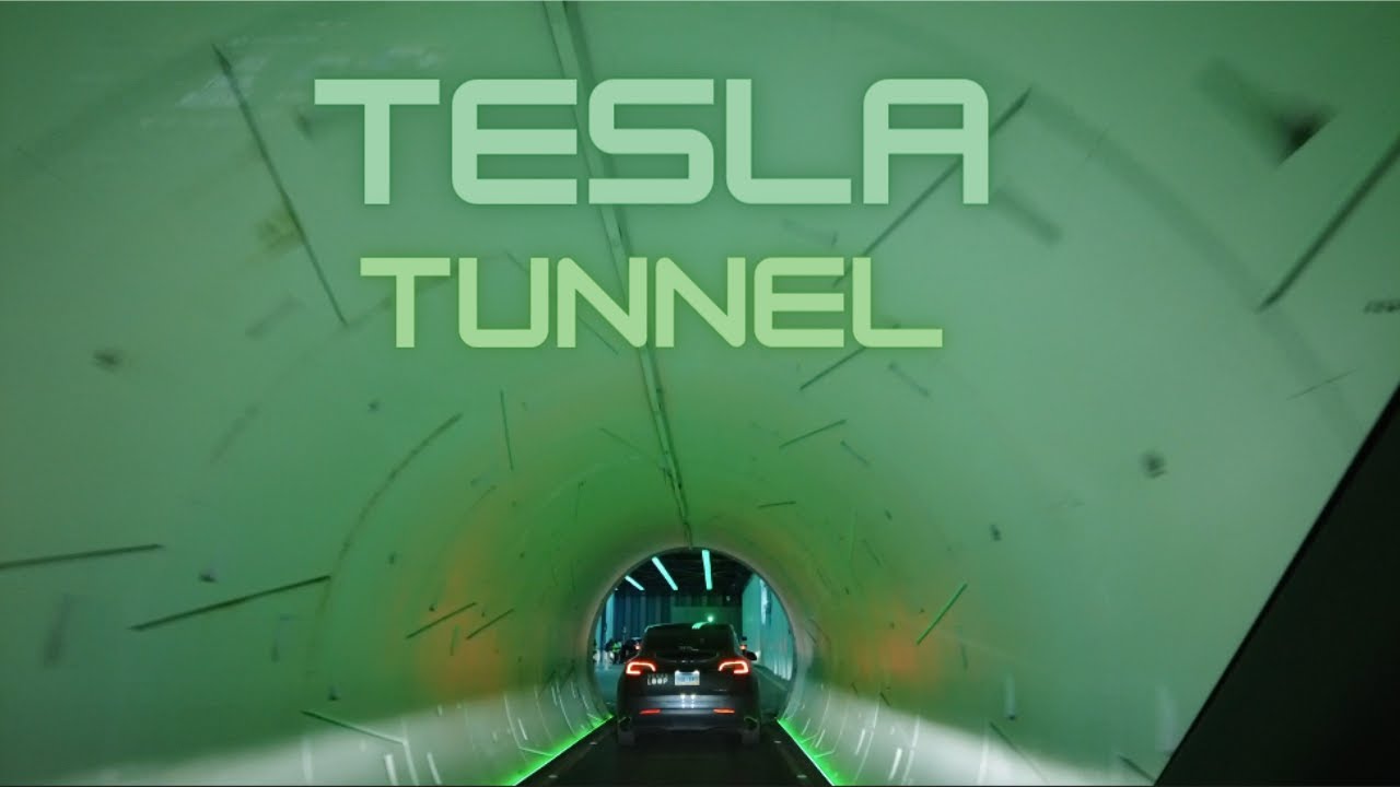 TESLA TUNNEL RIDE LVCC LOOP - YouTube