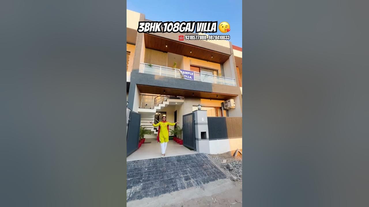 😘 3BHK 108Gaj Villa For Sale, 82Lacs Only @Greater Mohali, Near Chandigarh 9318577888 #shorts ...