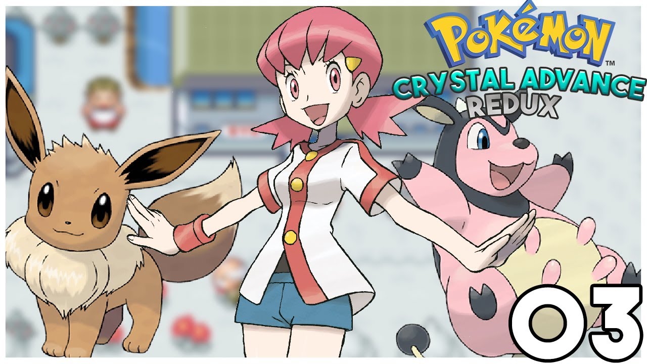 Pokémon Crystal Advance Redux #03 Ilex Forest,Goldenrod City & Gym ...