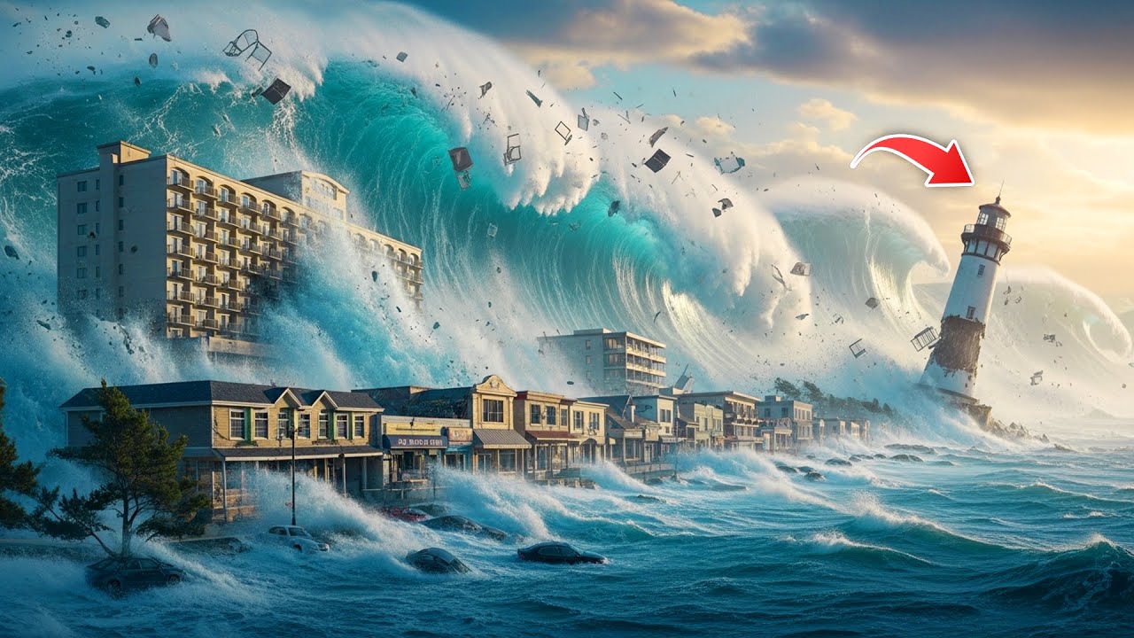 The Top 5 Biggest Tsunamis in the World 🌊 Shocking Real Footage ...
