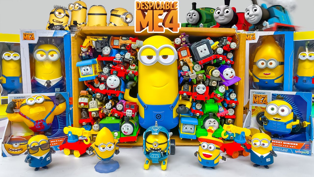 NEW Yellow Despicable Me 4 Minions Toy Collection! Ultimate Review of ...