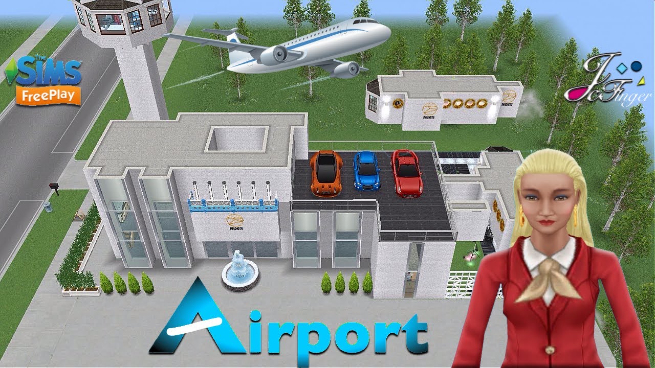 Sims FreePlay ️| AIRPORT | ️ Simmers Requests Designed By Joy. - YouTube