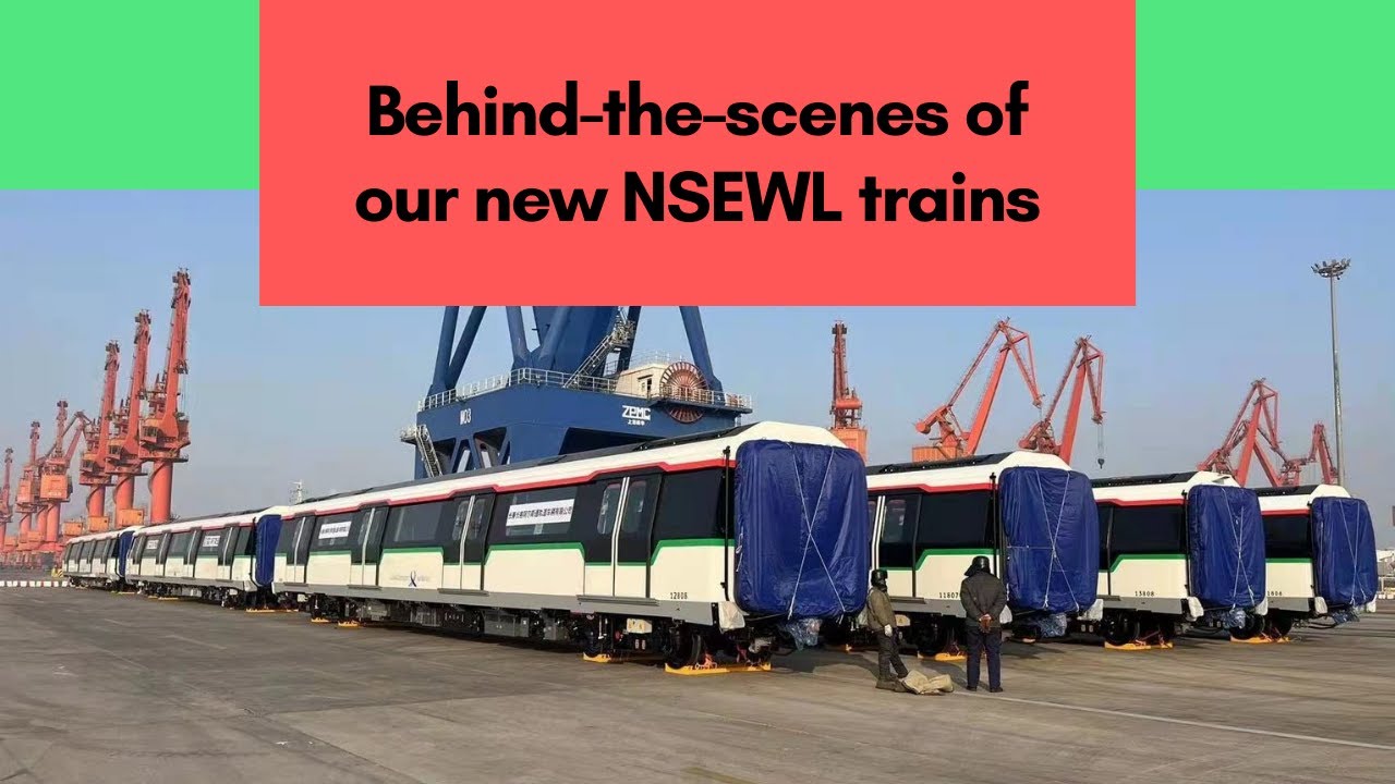 Behind-the-scenes of our new NSEWL trains - YouTube