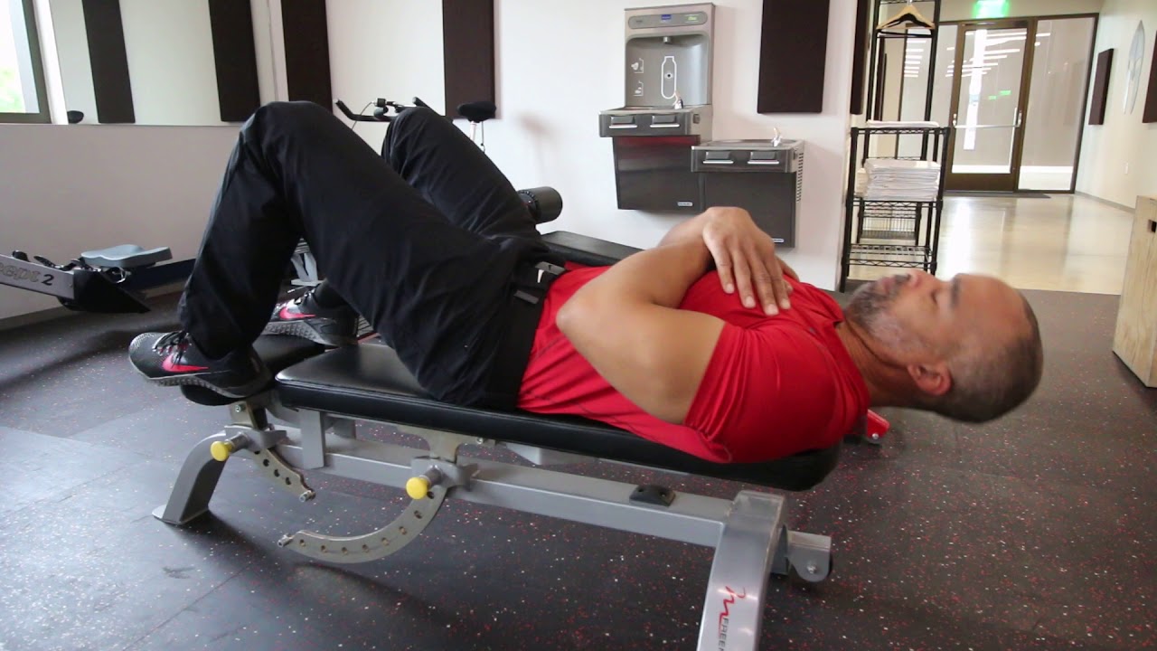 Strength Metrix - 151 - Neck Flexion Supine - YouTube