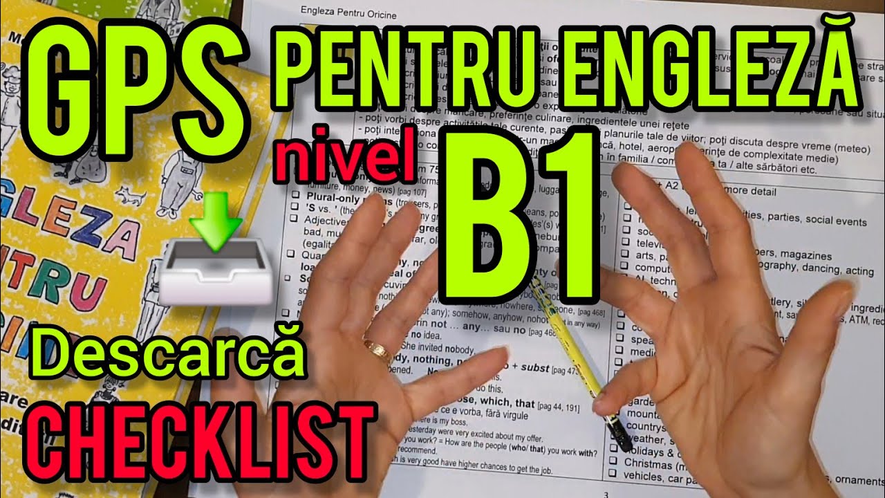 Lecţia # 330 🇬🇧 – GPS pentru engleză - nivel B1 - descarcă CHECKLIST 📥 - YouTube