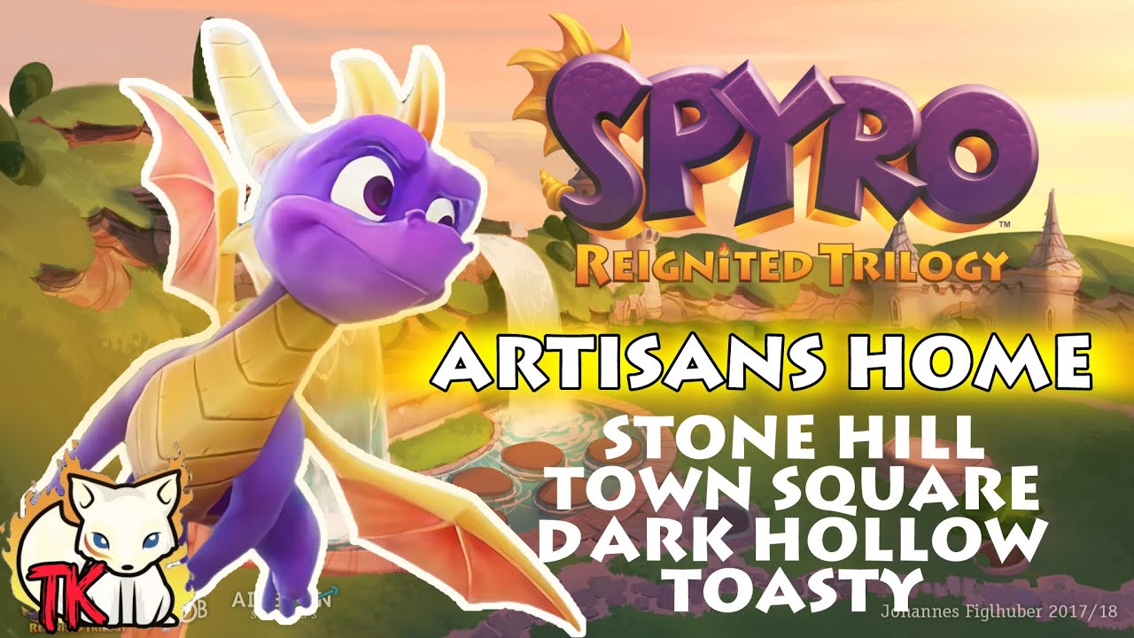 Spyro Reignited | Walkthrough | Artisans Home | 1080p - YouTube
