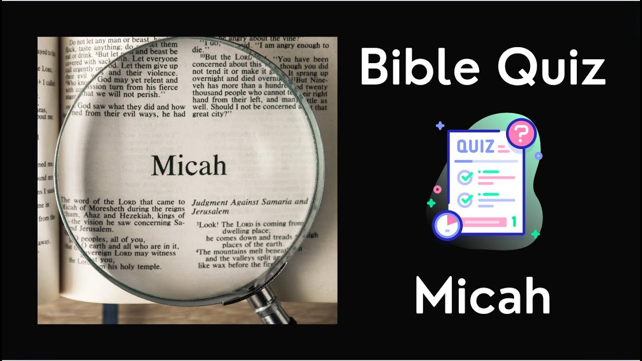 The Book of Micah - English Bible Quiz | #biblequiz #micah - YouTube
