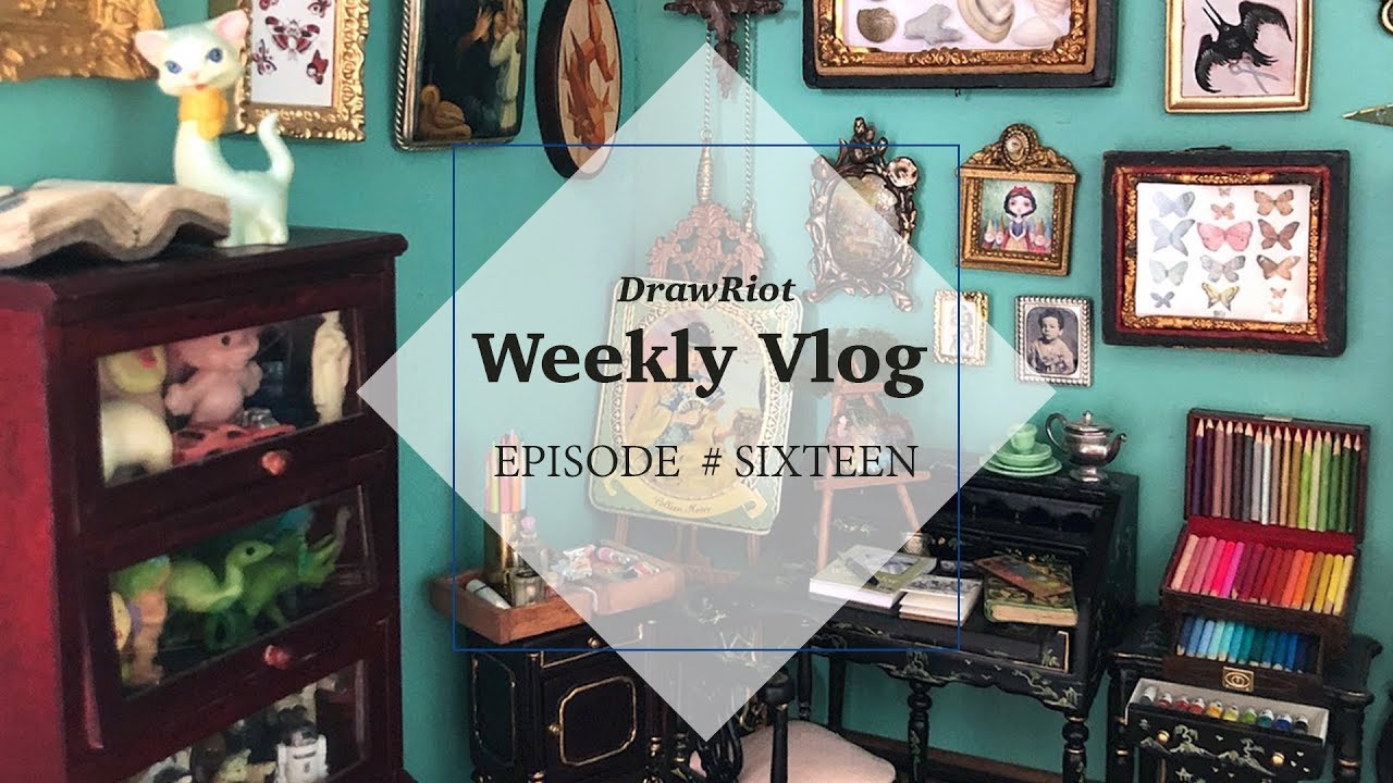 VLOG Episode 16 | Making Art, Doughnuts and Mab Graves Monster Gallery ...