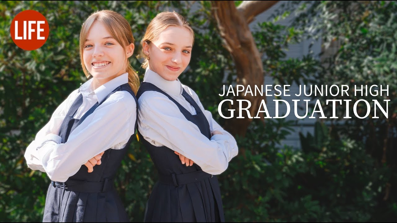 Moving On 🎓 Japanese Junior High School Graduation for our Twins | Life ...