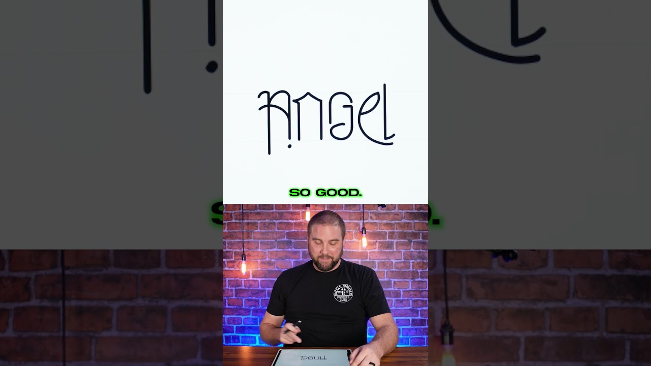 Angel Devil Ambigram