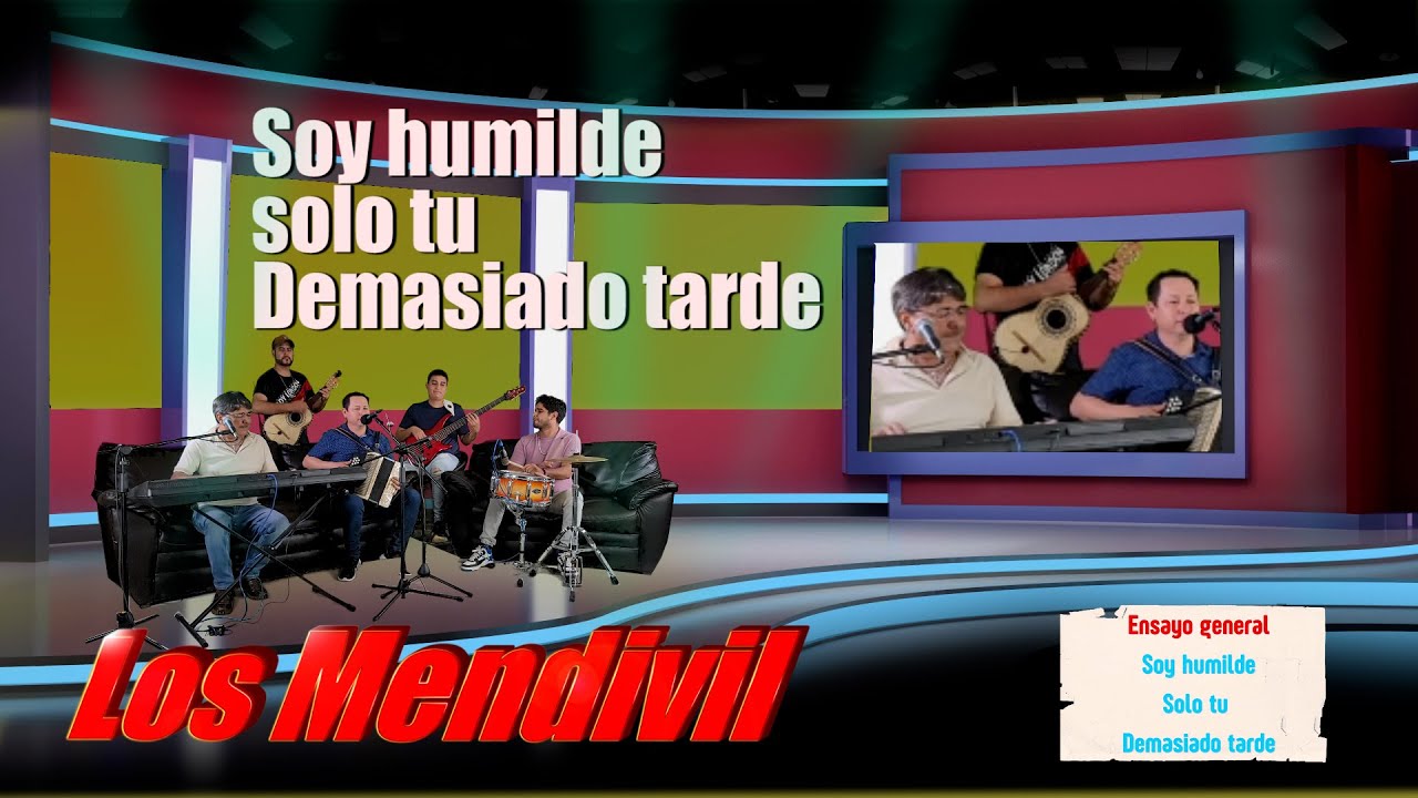 Los Mendivil 2024.- Tres Canciones Con Mariachi (Soy Humilde, Solo Tu Y ...
